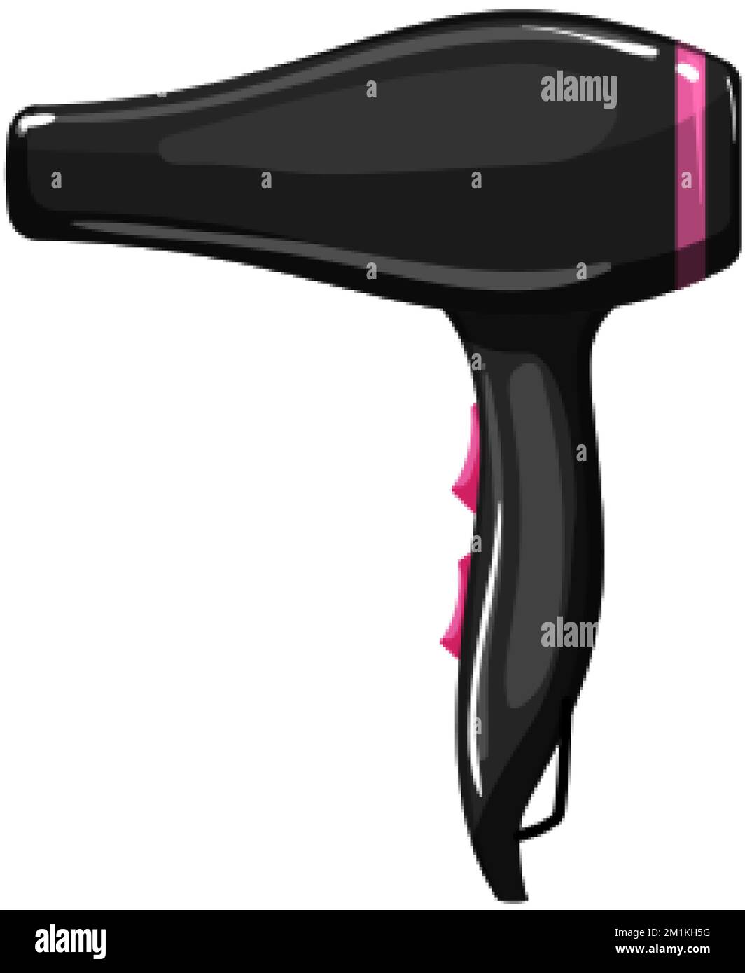 blower hair dryer cartoon vector illustration Stock Vector Image & Art ...