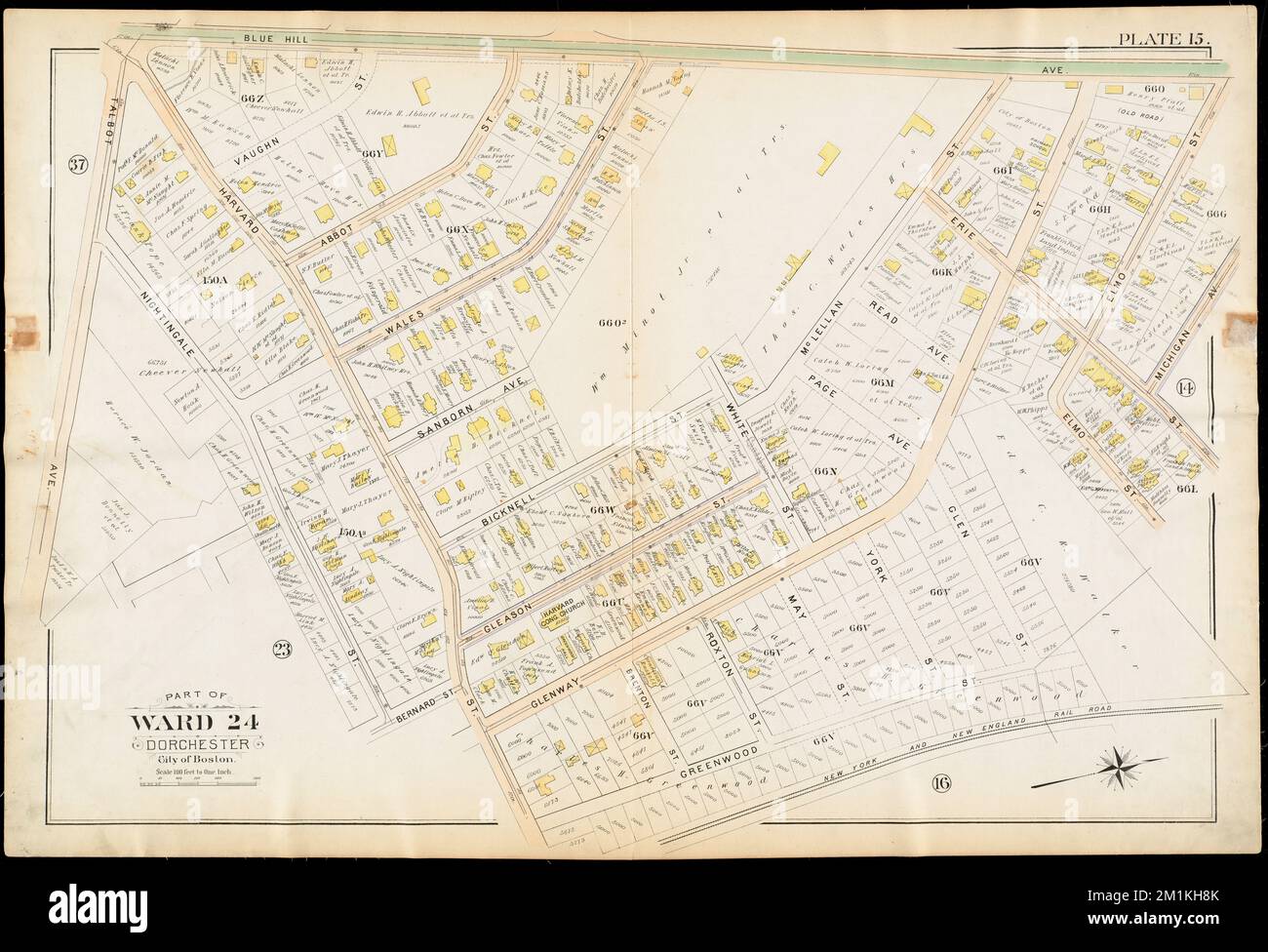 Atlas of the city of Boston : Dorchester, Mass. : plate 15 , Boston ...