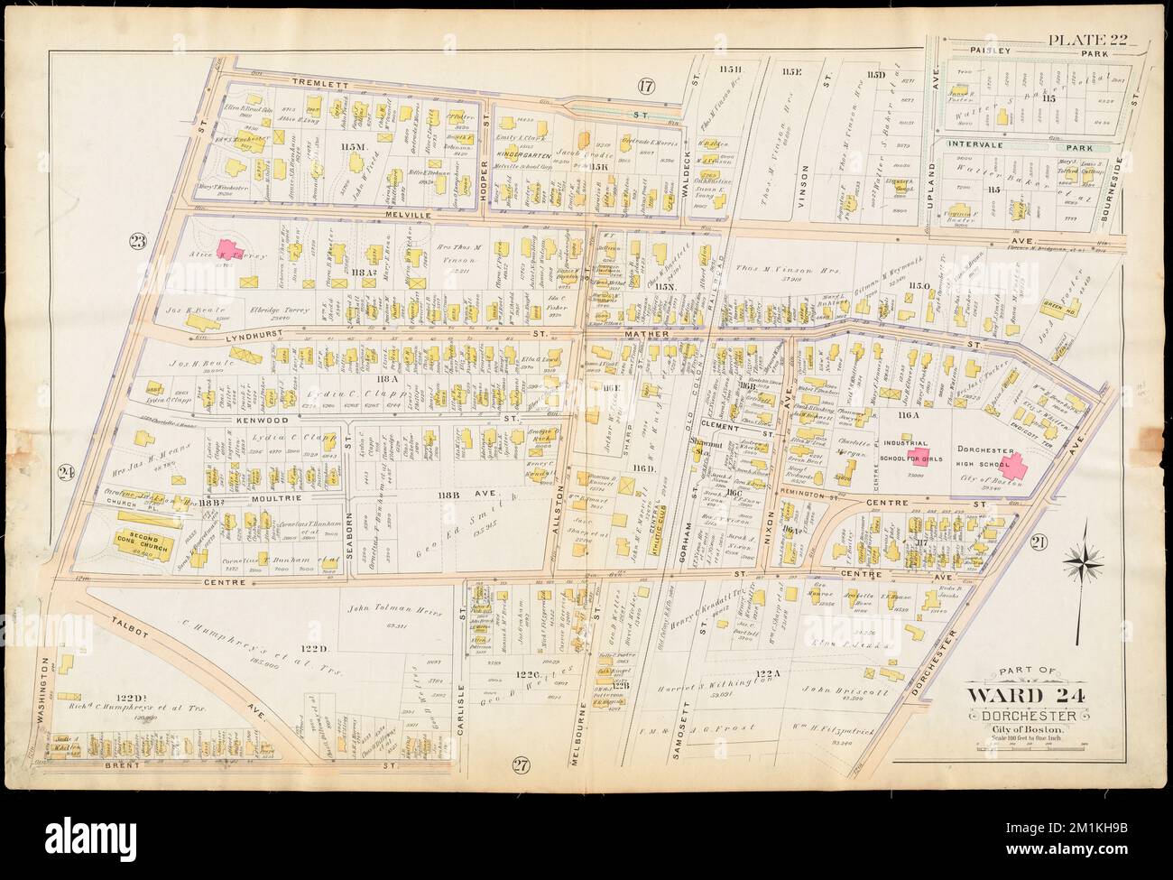 Atlas of the city of Boston : Dorchester, Mass. : plate 22 , Boston ...