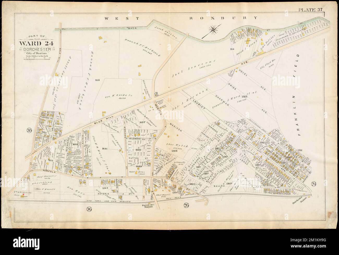 Atlas of the city of Boston : Dorchester, Mass. : plate 37 , Boston ...