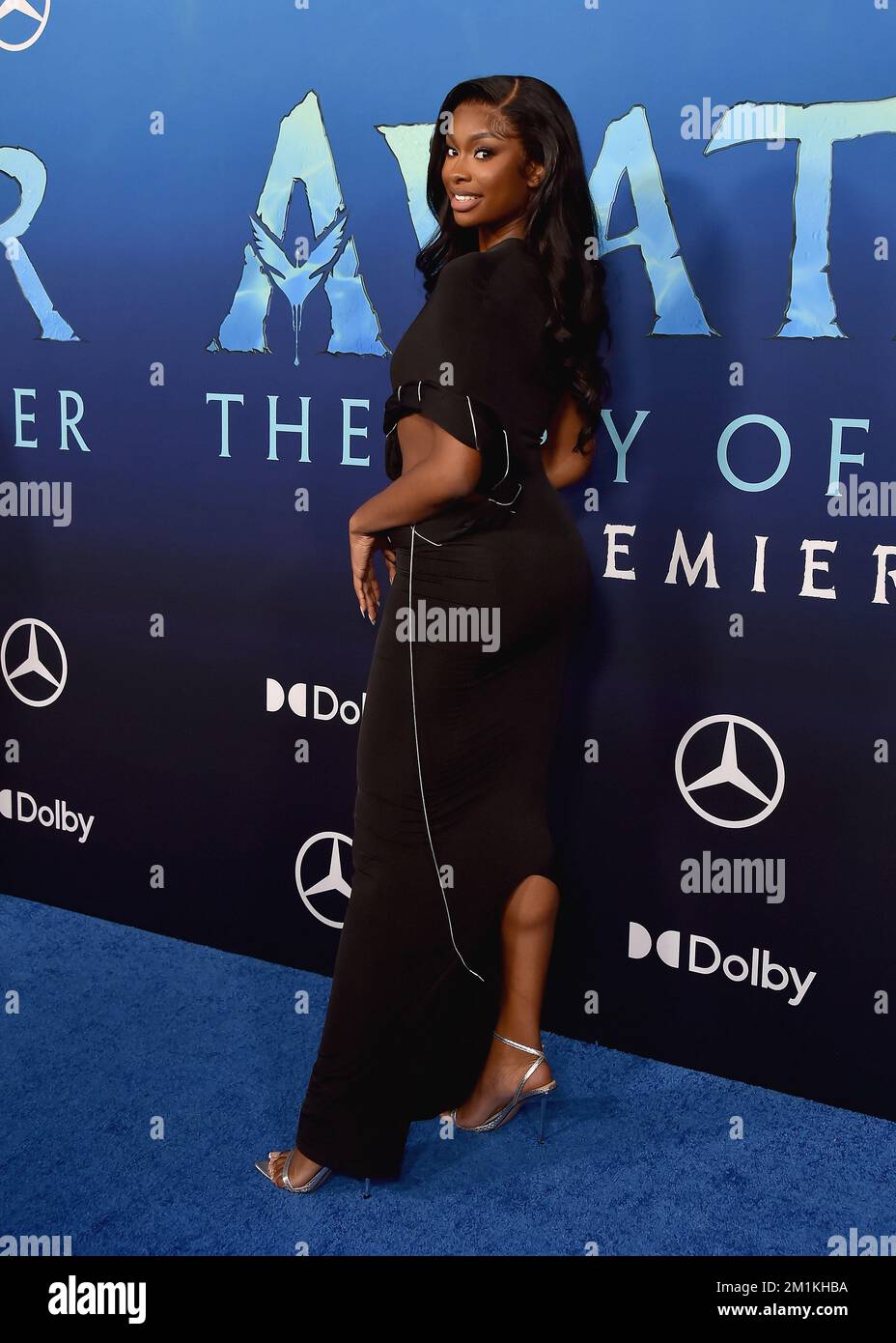 Los Angeles, CA on December 12, 2022. Coco Jones walking the red carpet ...