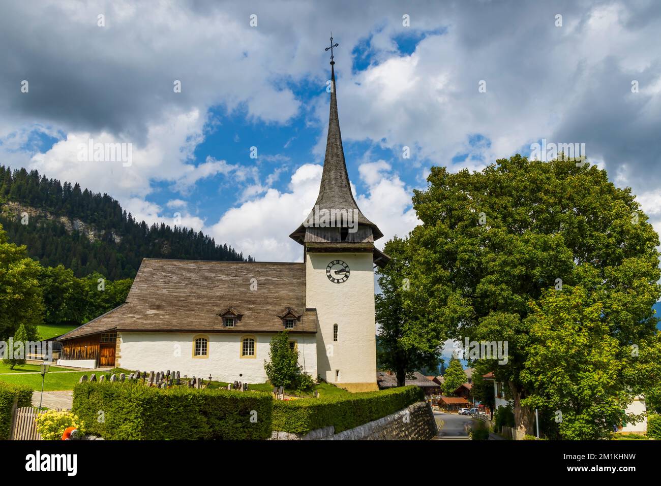 Church In Gsteig Bei Gstaad District Obersimmental Saanen