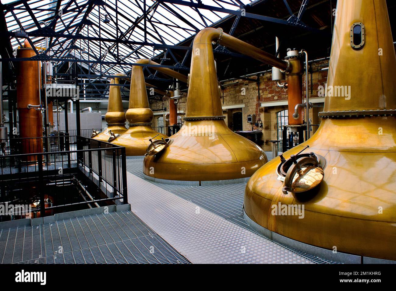 The Borders Distillery Whiskey Stills Stock Photo - Alamy
