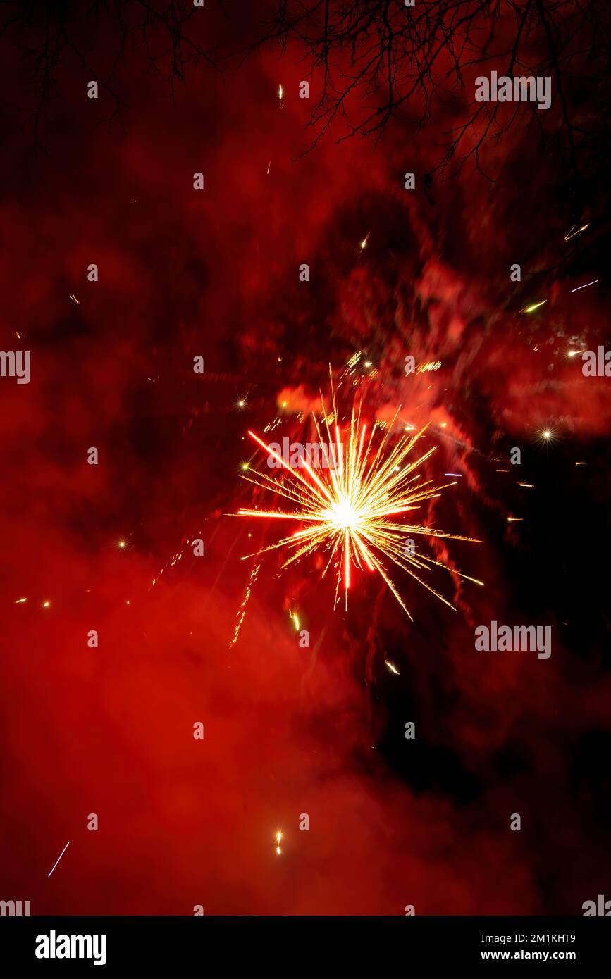 Fireworks and pyrotechnic light effects hi-res stock photography and ...