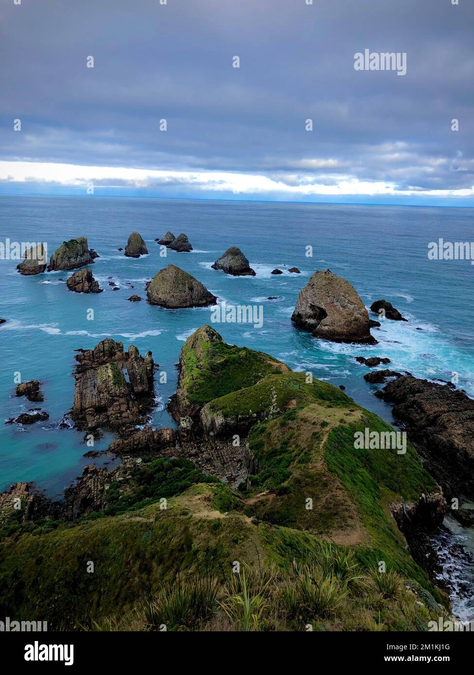 Kaka Point in New Zealand, Ahuriri Stock Photo - Alamy