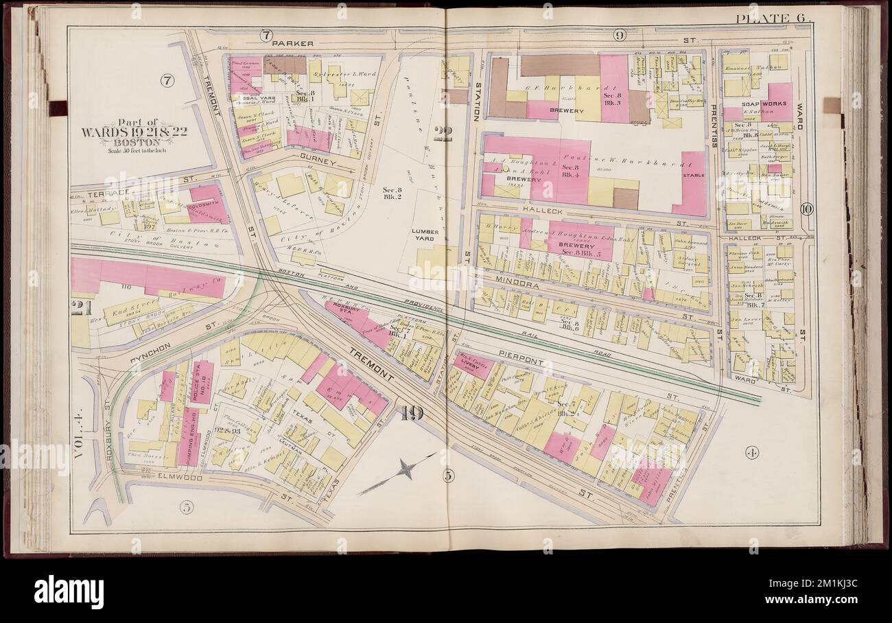 Atlas of the city of Boston : Roxbury, Mass. : volume three : from ...