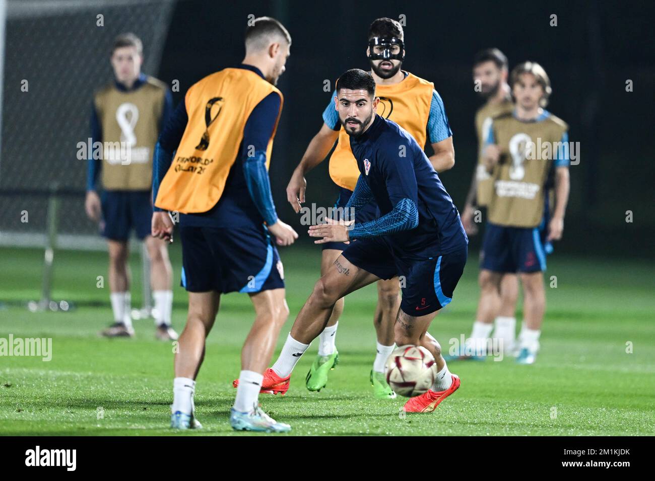 Doha, Qatar, 12 December, 2022. The Croatia national football team had ...