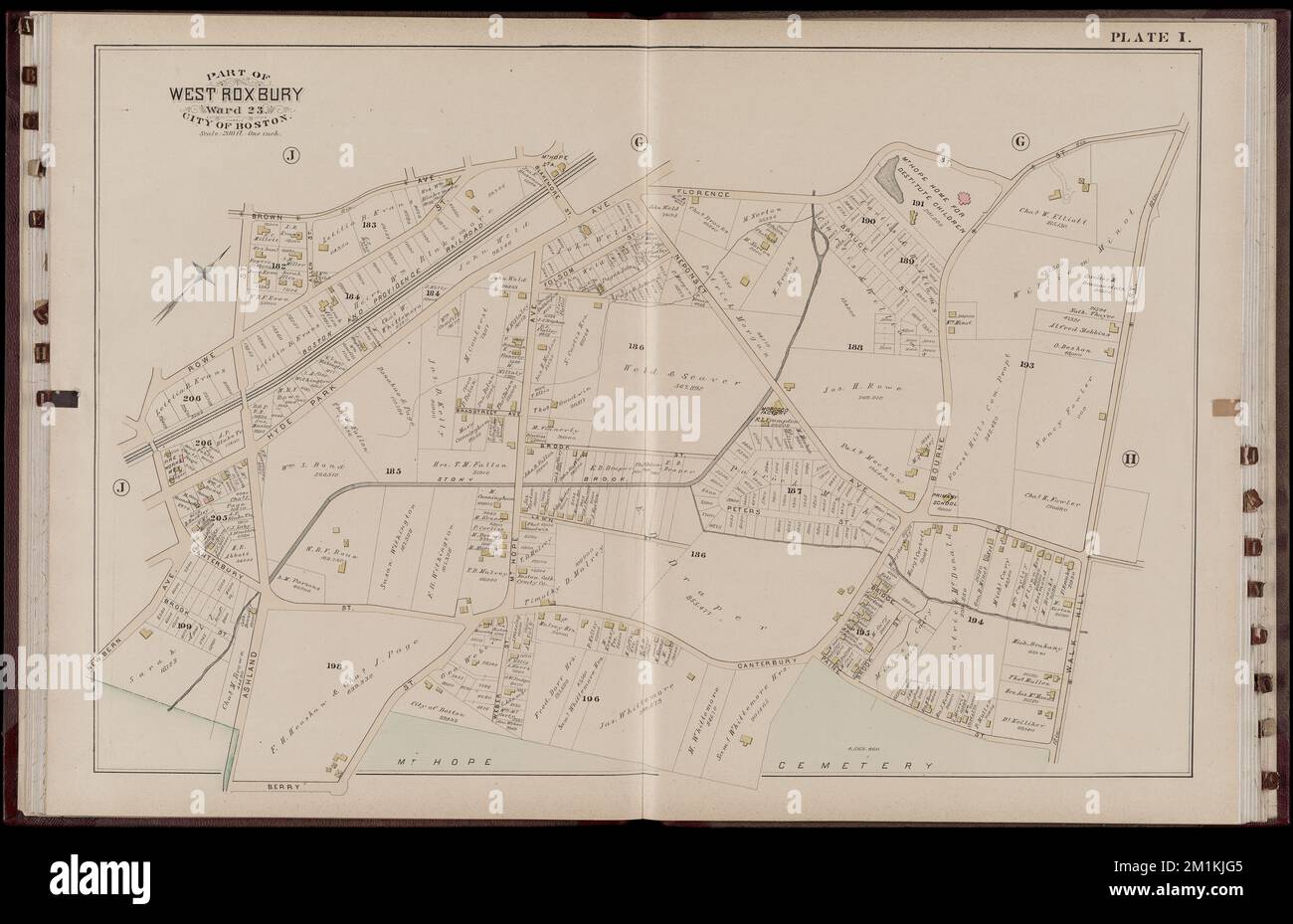Atlas of the city of Boston : West Roxbury : volume five : from actual ...