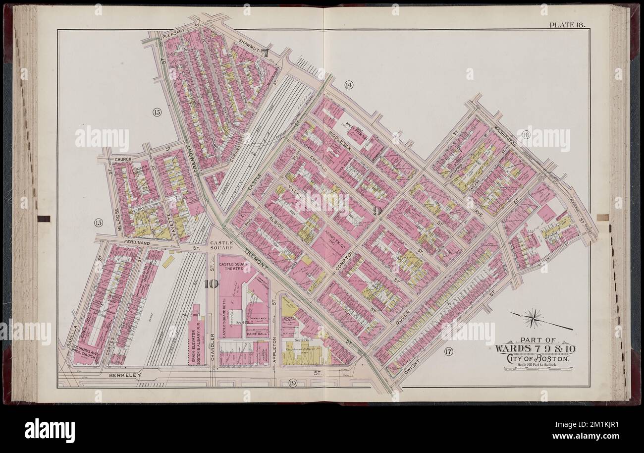 Atlas of the city of Boston, Boston proper : from actual surveys and ...
