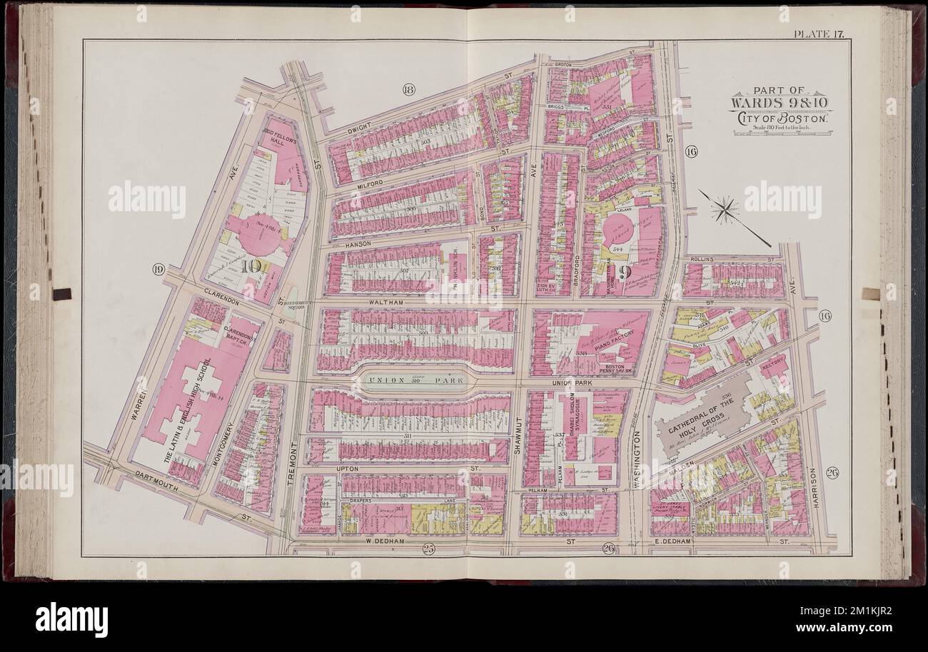 Atlas of the city of Boston, Boston proper : from actual surveys and ...