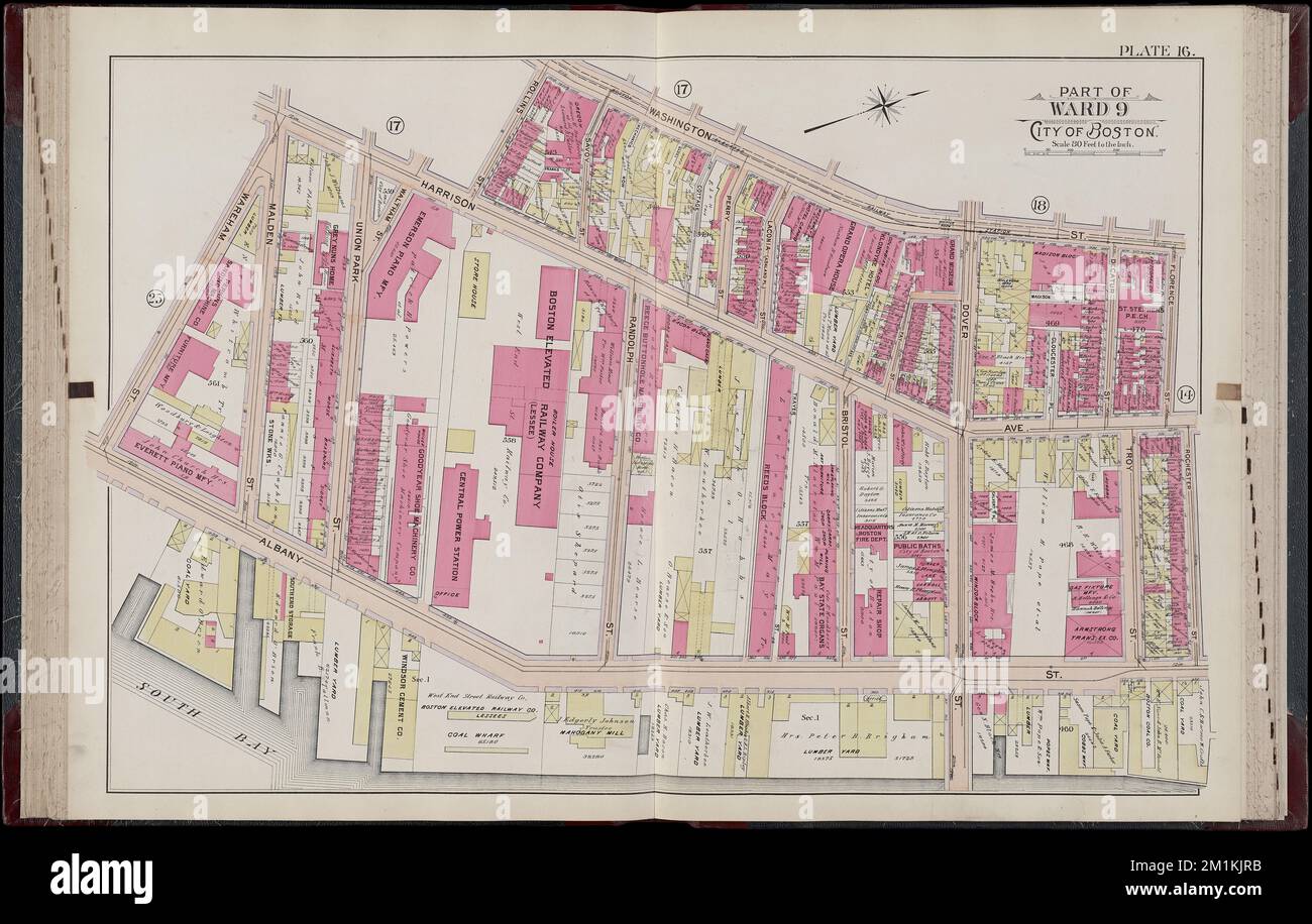 Atlas of the city of Boston, Boston proper : from actual surveys and ...
