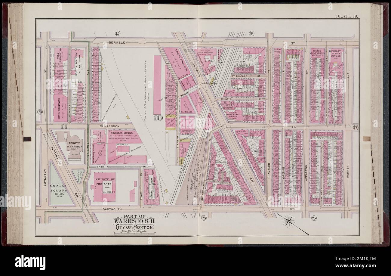 Atlas of the city of Boston, Boston proper : from actual surveys and ...
