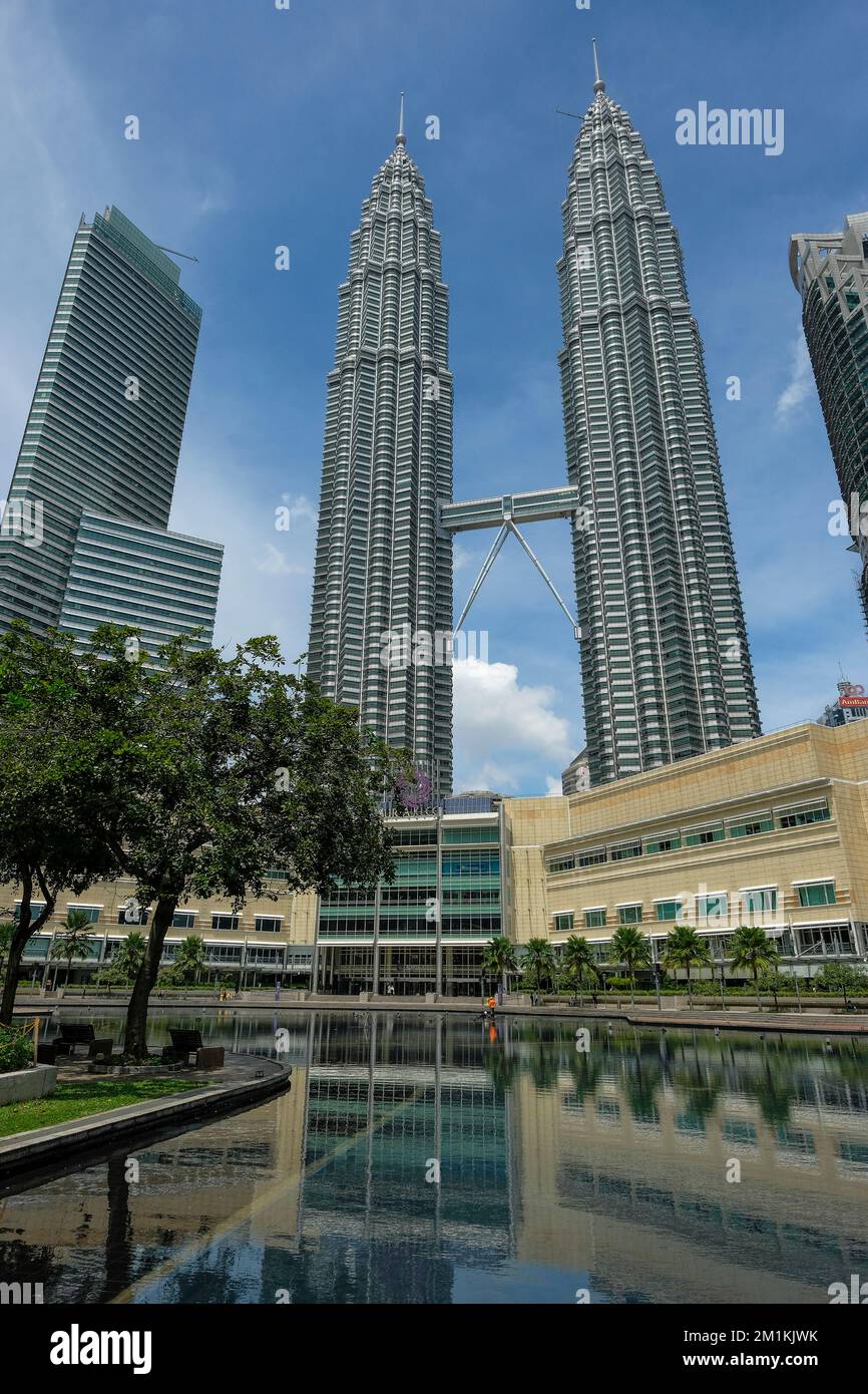 Kuala Lumpur, Malaysia - October 2022: The Petronas Towers are 88-story ...