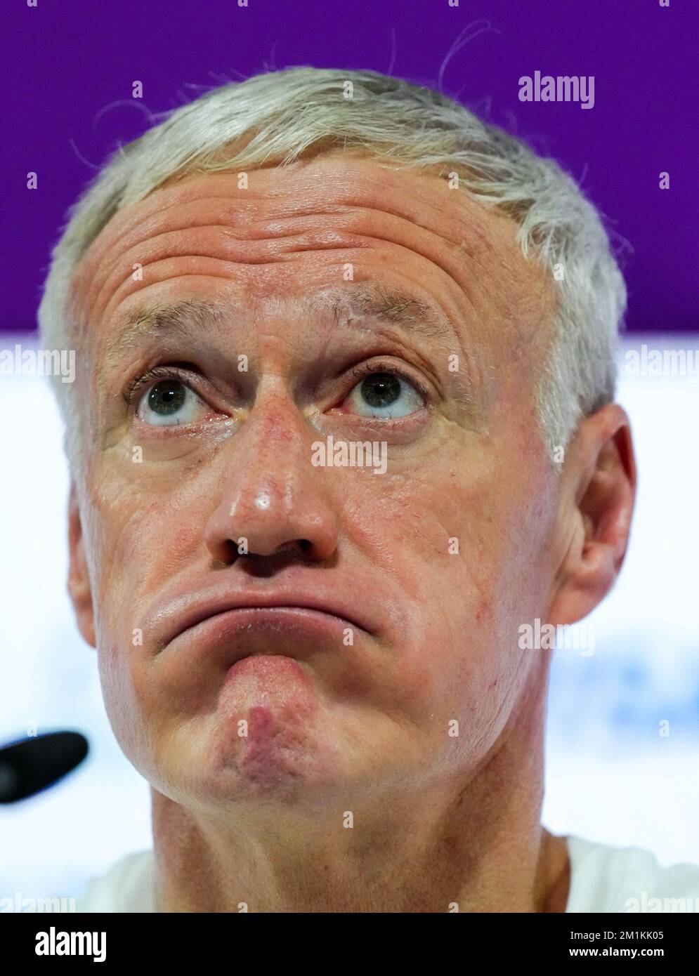 France manager Didier Deschamps during a press conference at the Main ...