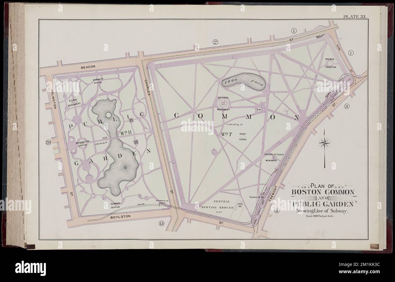 Atlas of the city of Boston, Boston proper : from actual surveys and ...