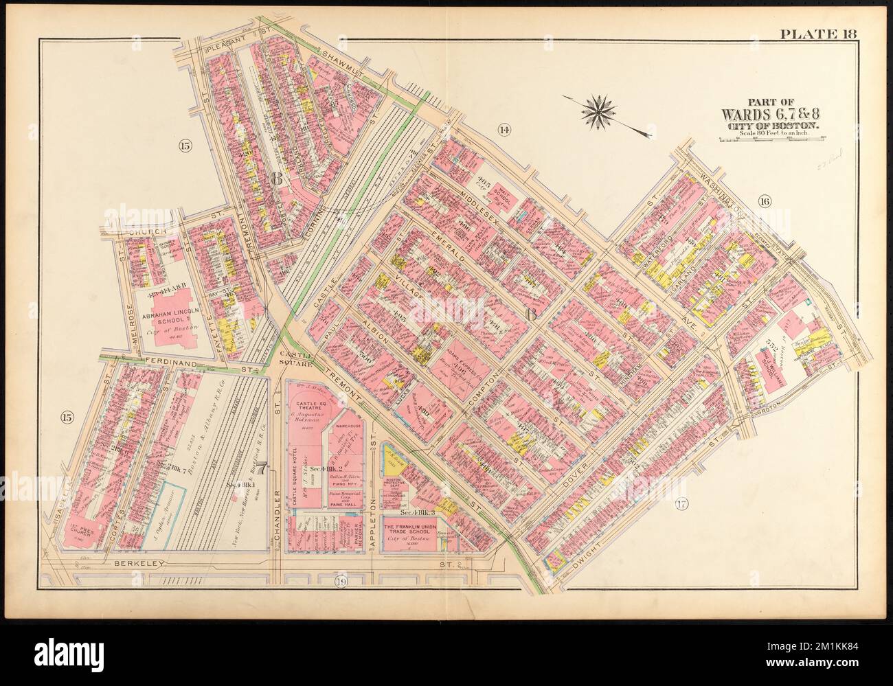 Atlas of the city of Boston, Boston proper and Back Bay : plate 18 ...
