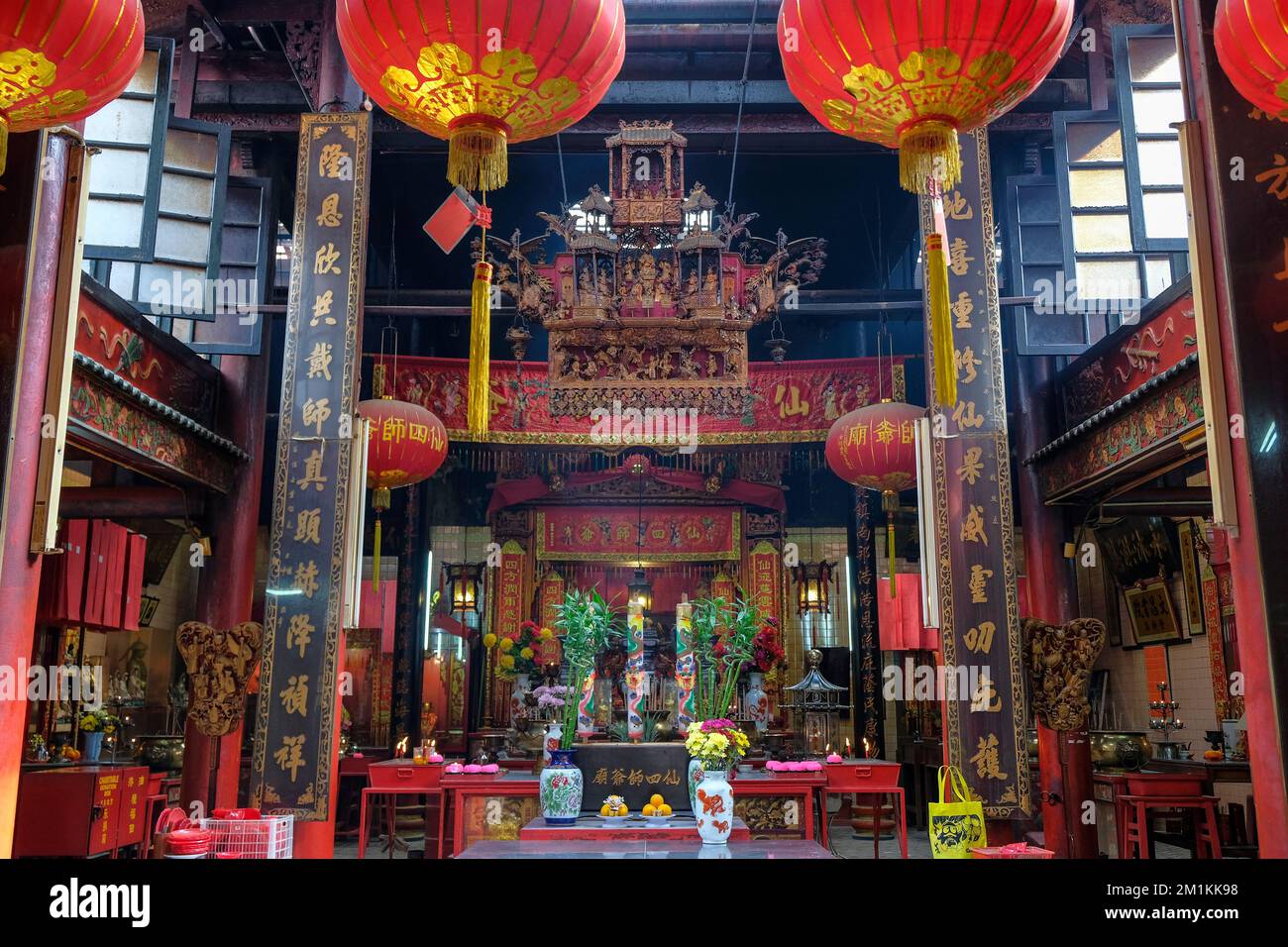 Kuala Lumpur, Malaysia - October 2022: Sin Sze Si Ya Temple is a ...