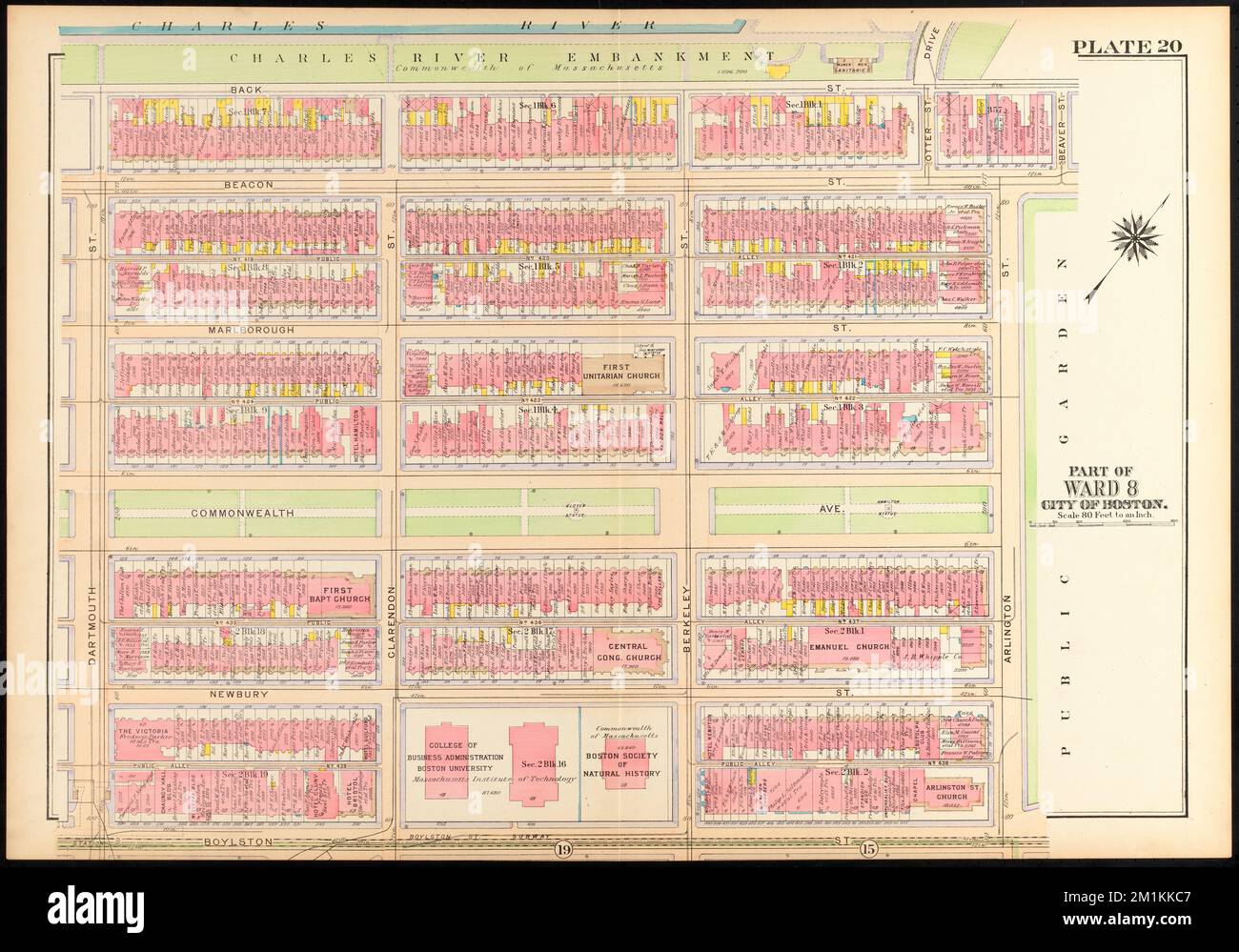 Atlas of the city of Boston, Boston proper and Back Bay : plate 20 ...
