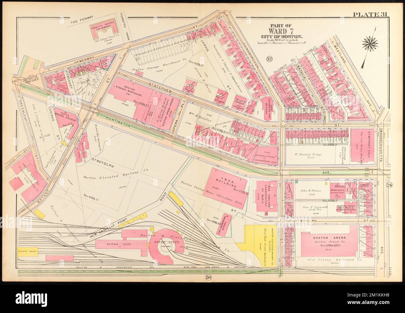 Atlas of the city of Boston, Boston proper and Back Bay : plate 31 ...