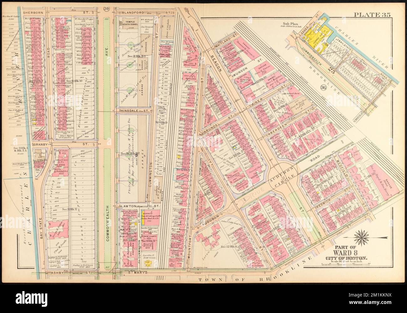 Atlas of the city of Boston, Boston proper and Back Bay : plate 35 ...