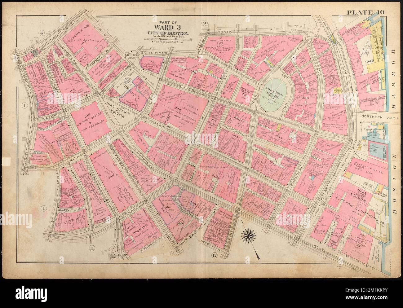 Atlas of the city of Boston, Boston proper and Back Bay : plate 10 ...