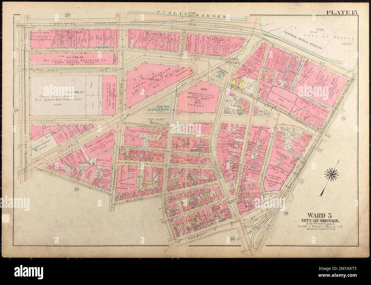 Atlas of the city of Boston, Boston proper and Back Bay : plate 15 ...