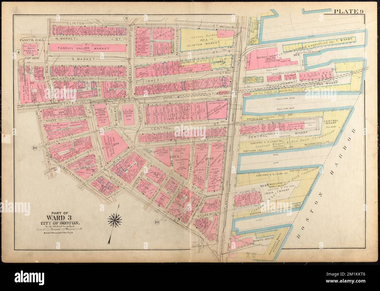 Atlas of the city of Boston, Boston proper and Back Bay : plate 9 ...