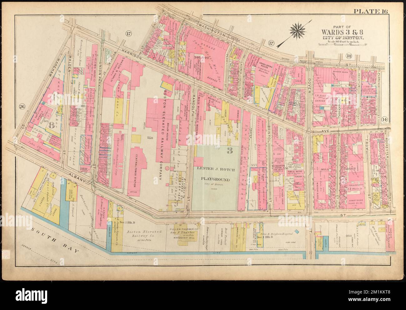 Atlas of the city of Boston, Boston proper and Back Bay : plate 16 ...