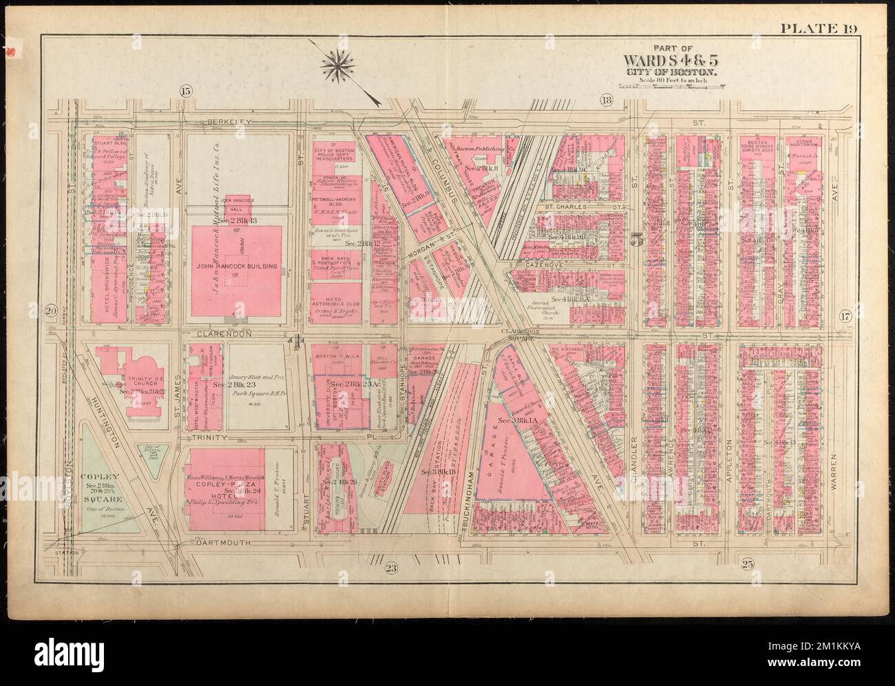 Atlas of the city of Boston, Boston proper and Back Bay : plate 19 ...