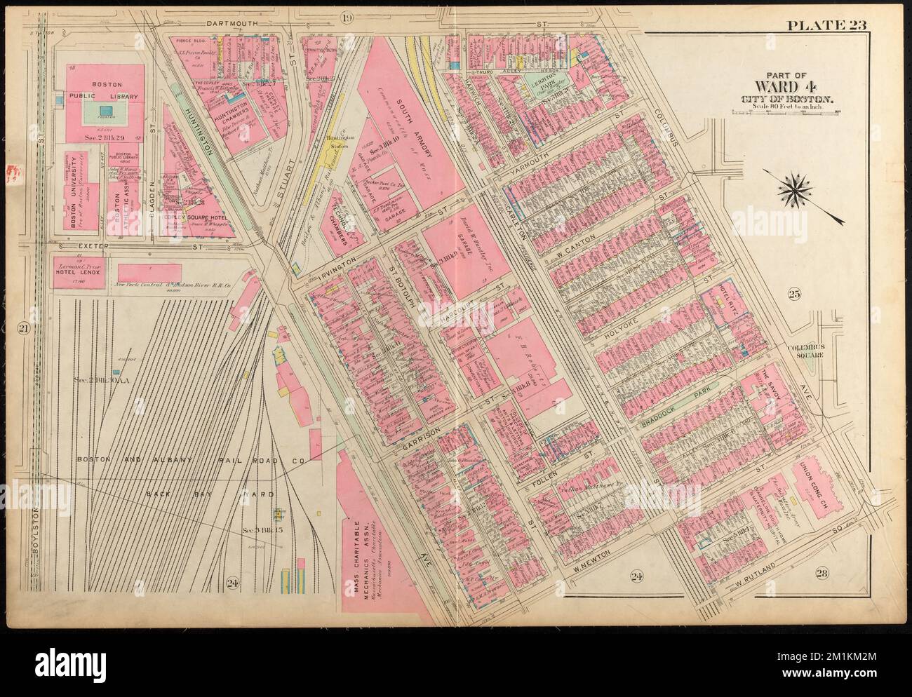Atlas of the city of Boston, Boston proper and Back Bay : plate 23 ...