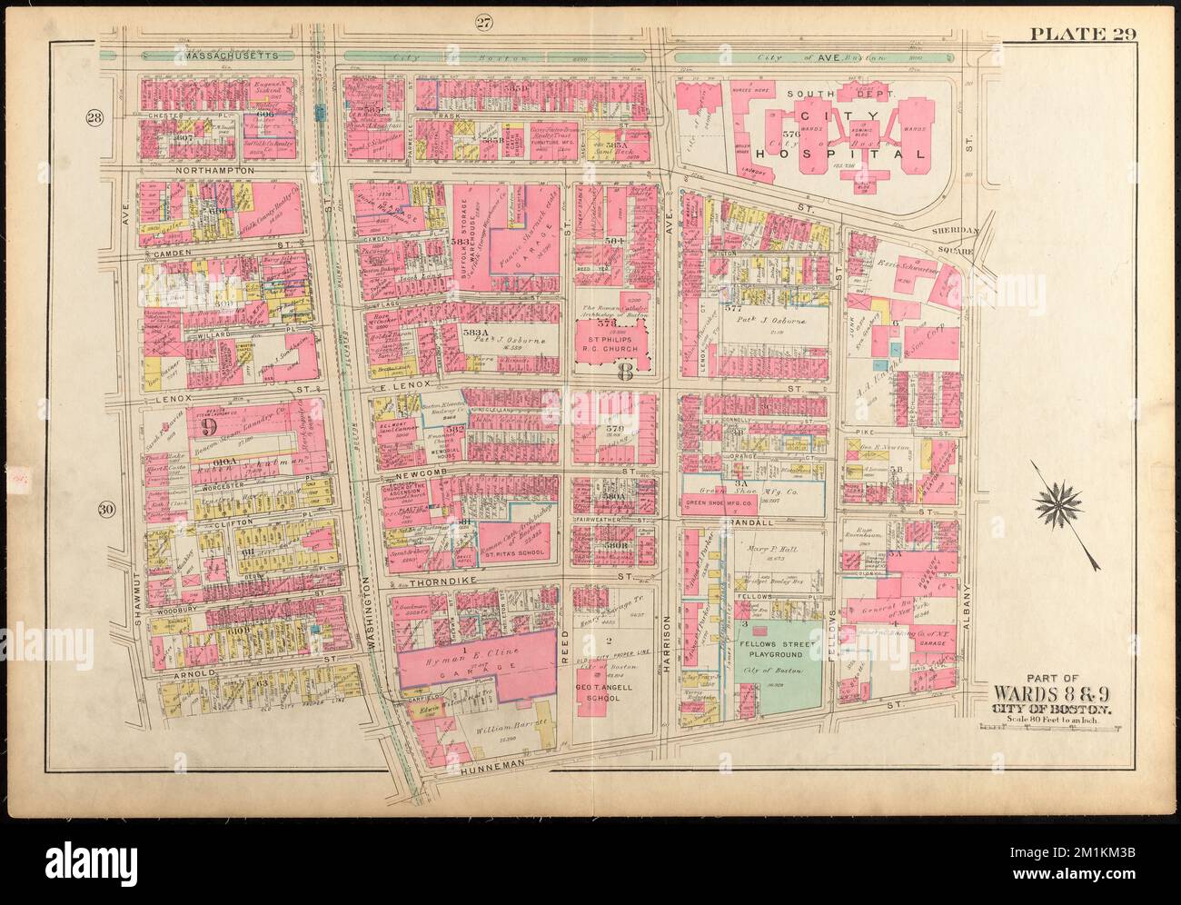 Atlas of the city of Boston, Boston proper and Back Bay : plate 29 ...