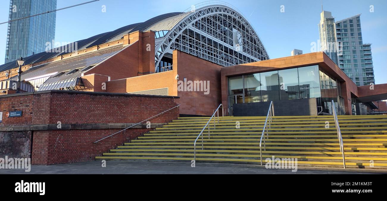The exterior of Manchester Central Convention Complex in Manchester ...
