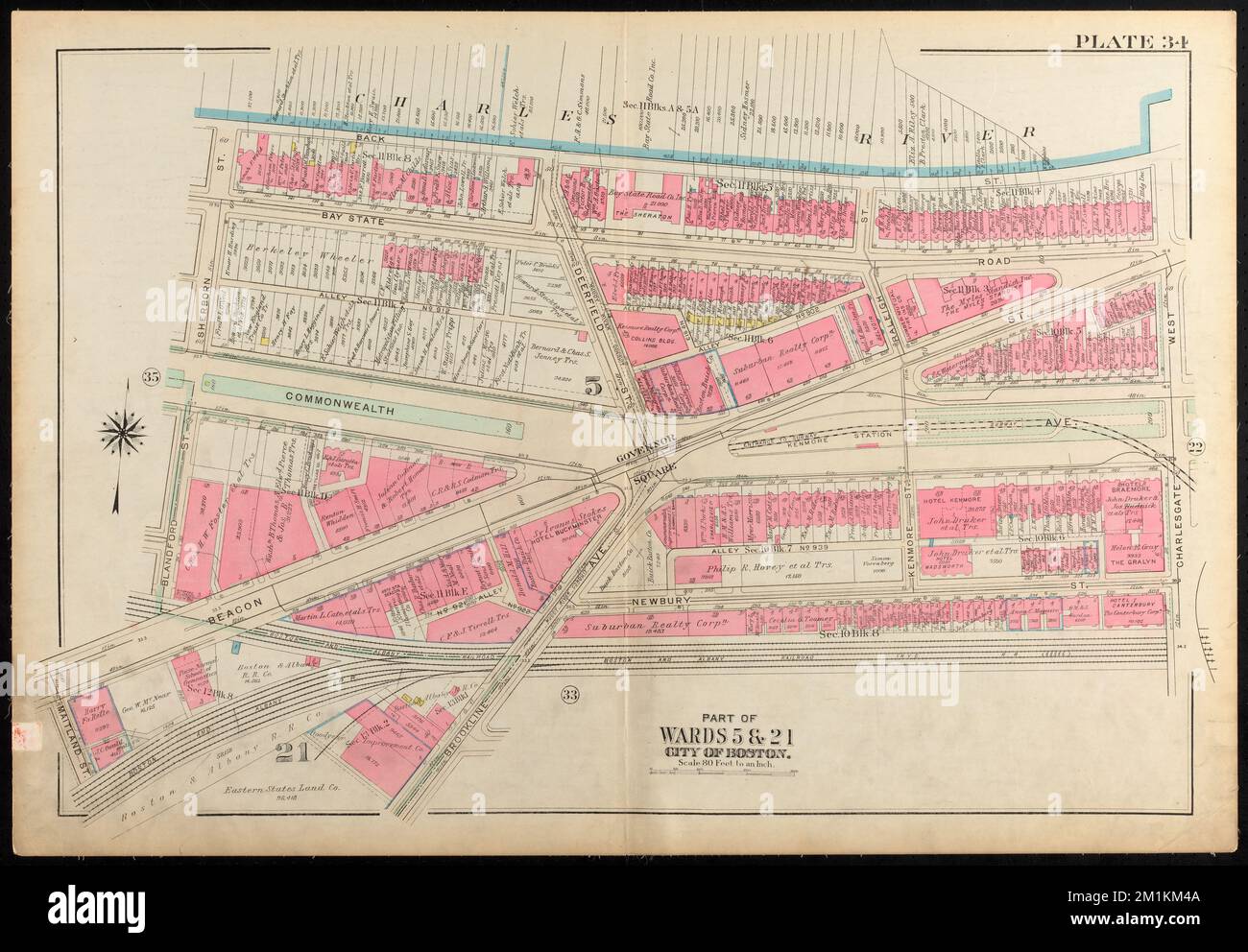 Atlas of the city of Boston, Boston proper and Back Bay : plate 34 ...