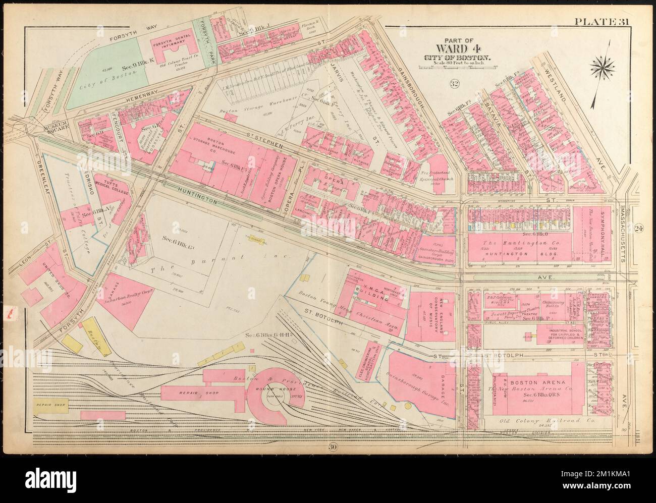 Atlas of the city of Boston, Boston proper and Back Bay : plate 31 ...