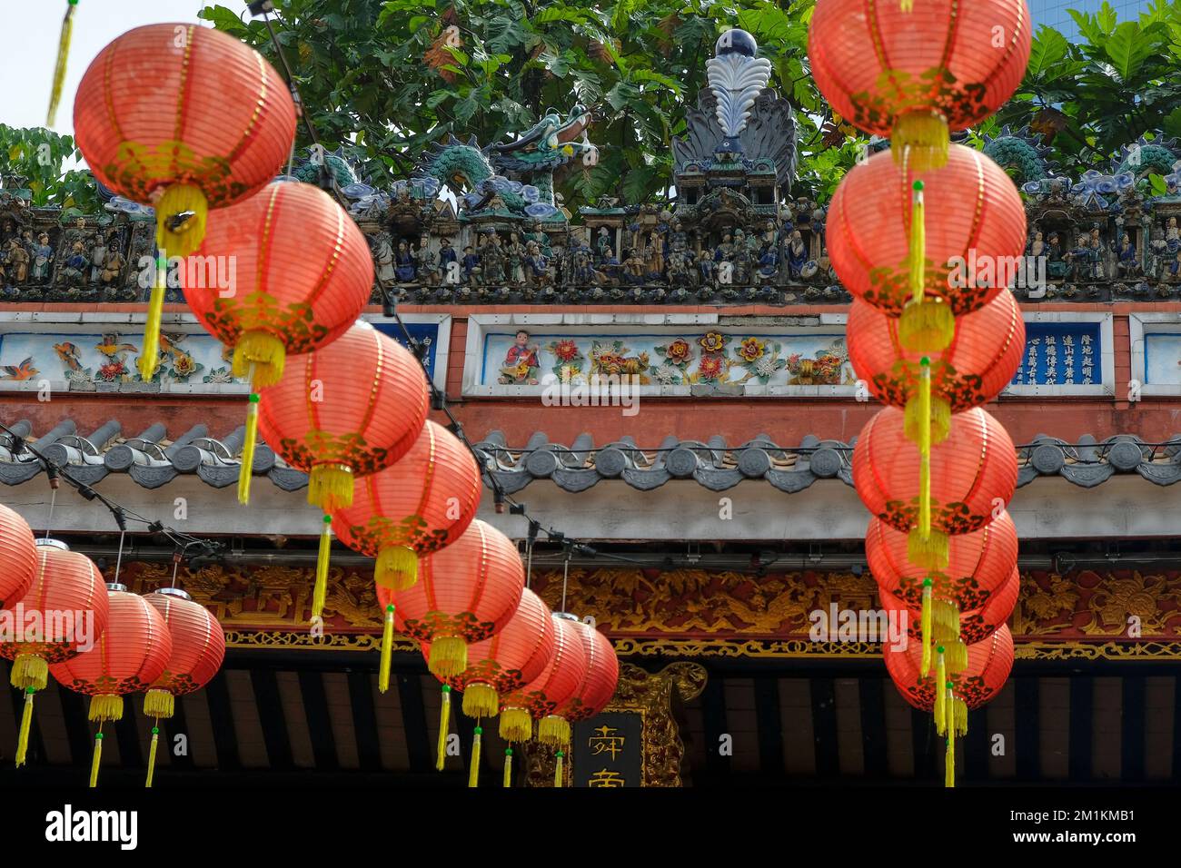 Kuala Lumpur, Malaysia - October 2022: Chan She Shu Yuen Temple is a ...