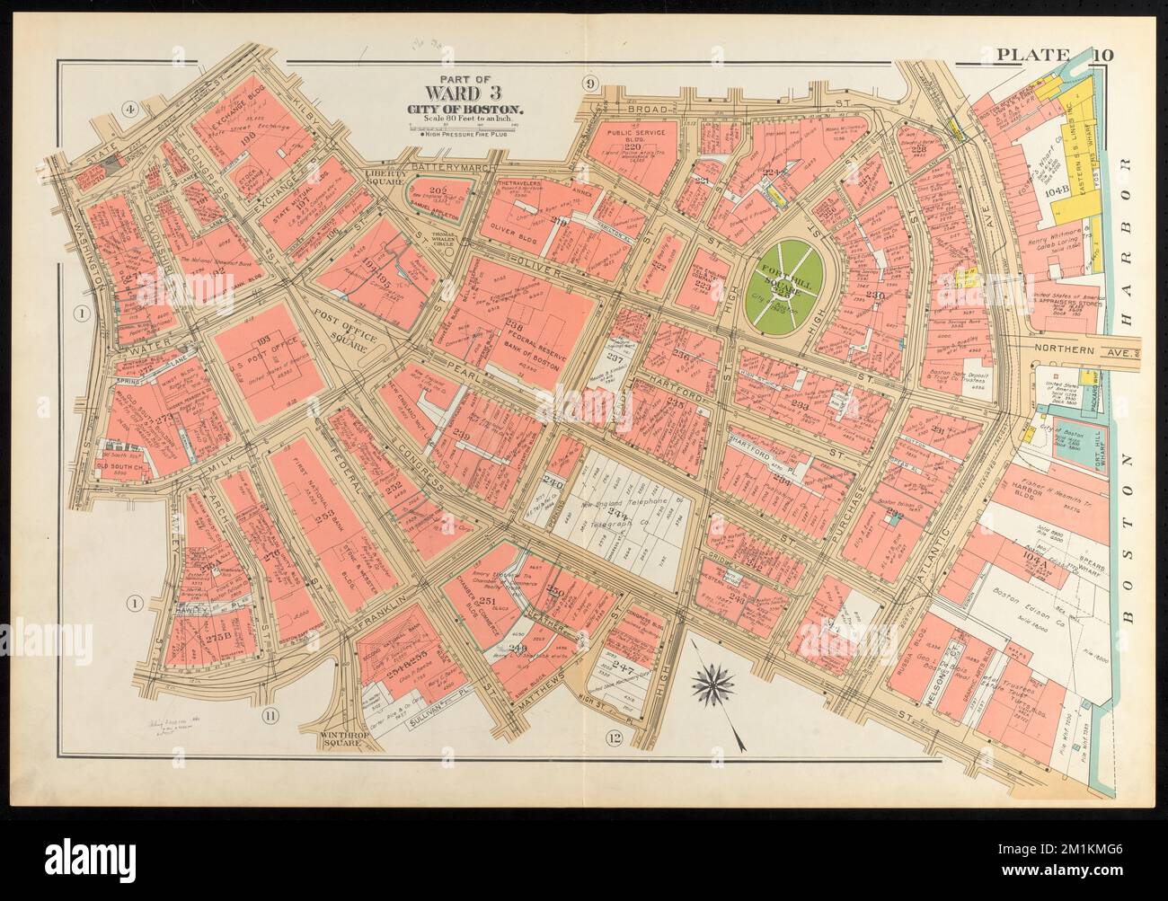 Atlas of the city of Boston, Boston proper and Back Bay : plate 10 ...
