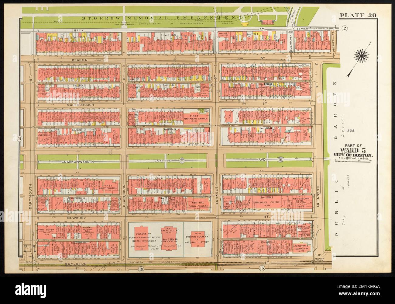 Atlas of the city of Boston, Boston proper and Back Bay : plate 20 ...