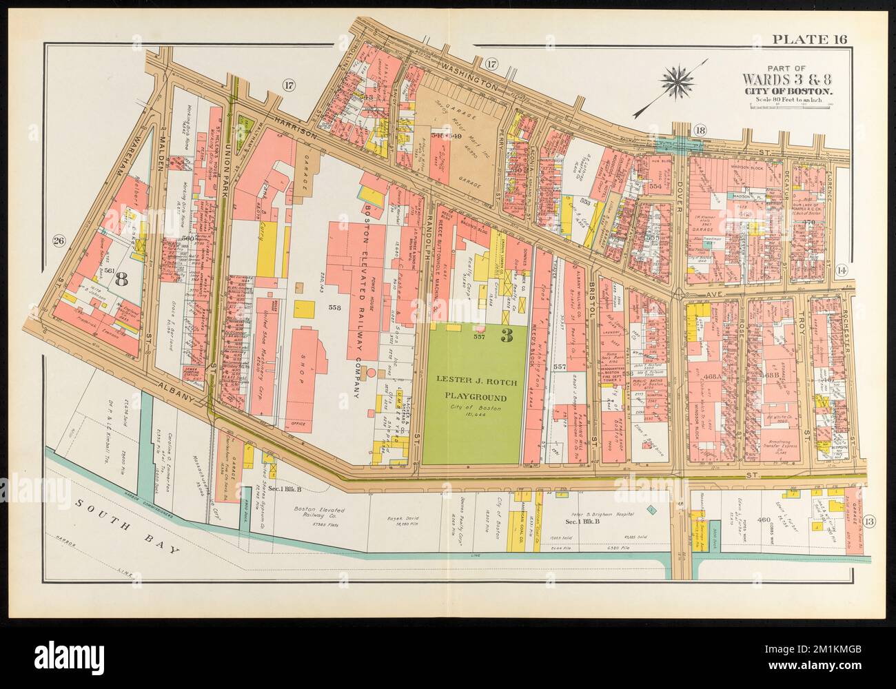 Atlas of the city of Boston, Boston proper and Back Bay : plate 16 ...