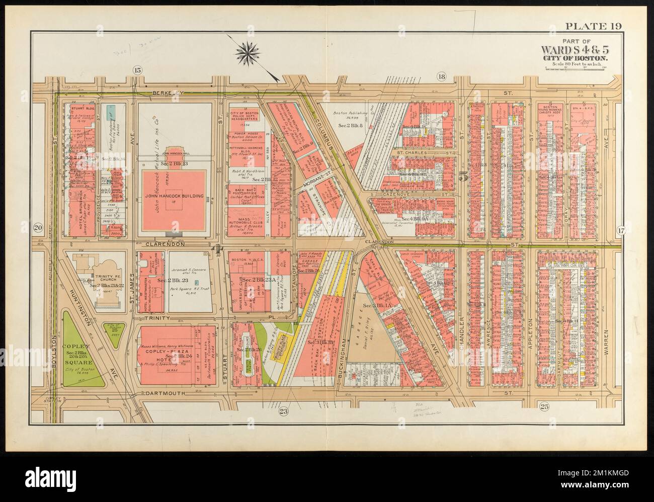 Atlas of the city of Boston, Boston proper and Back Bay : plate 19 ...