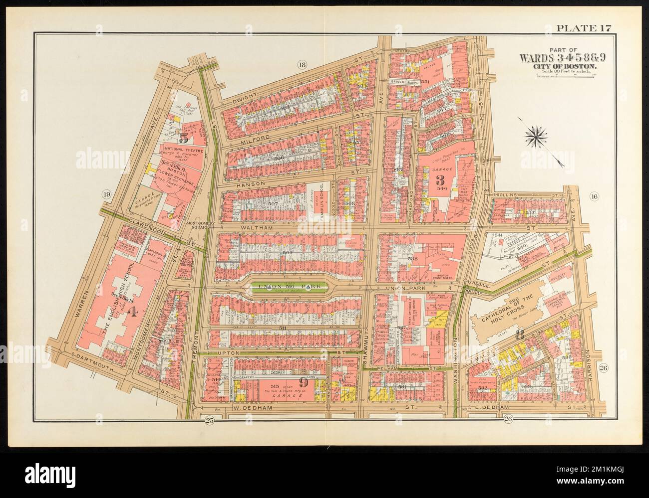 Atlas of the city of Boston, Boston proper and Back Bay : plate 17 ...