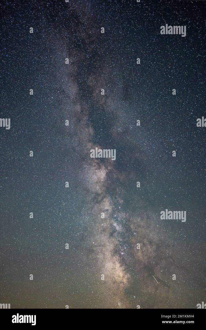 A vertical shot of the beautiful starry sky. Milky Way Stock Photo - Alamy