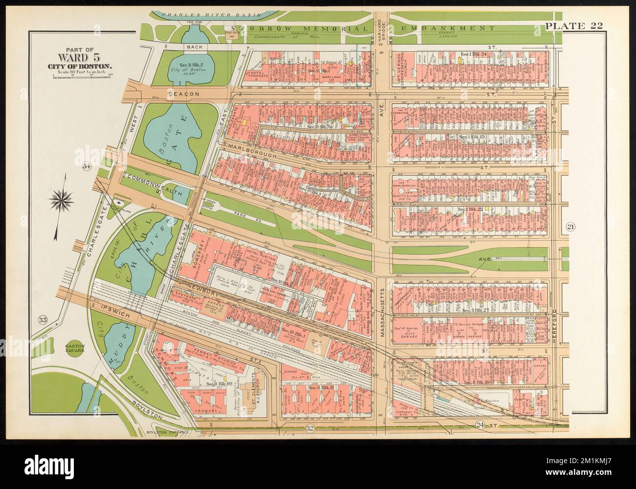 Atlas of the city of Boston, Boston proper and Back Bay : plate 22 ...