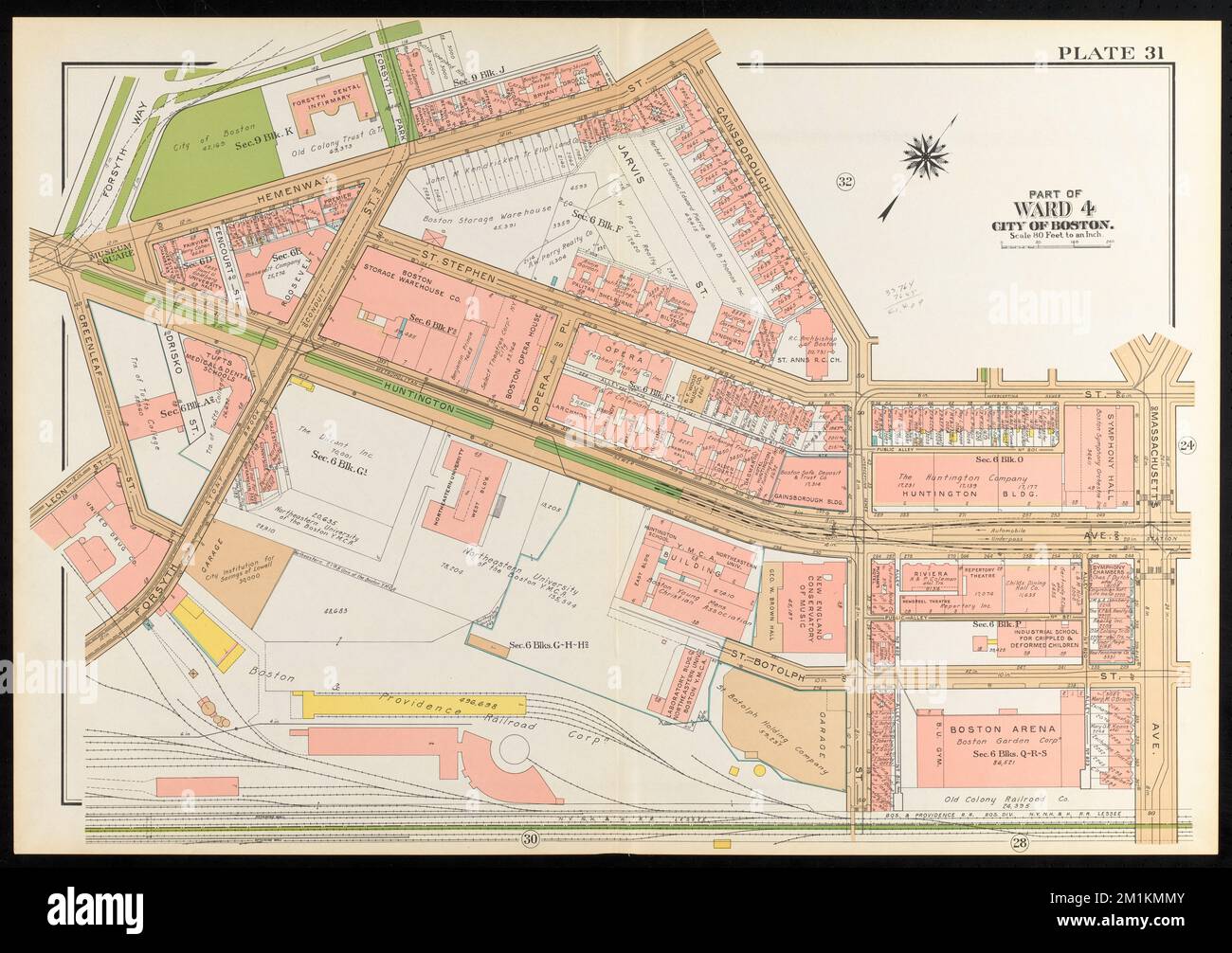 Atlas of the city of Boston, Boston proper and Back Bay : plate 31 ...