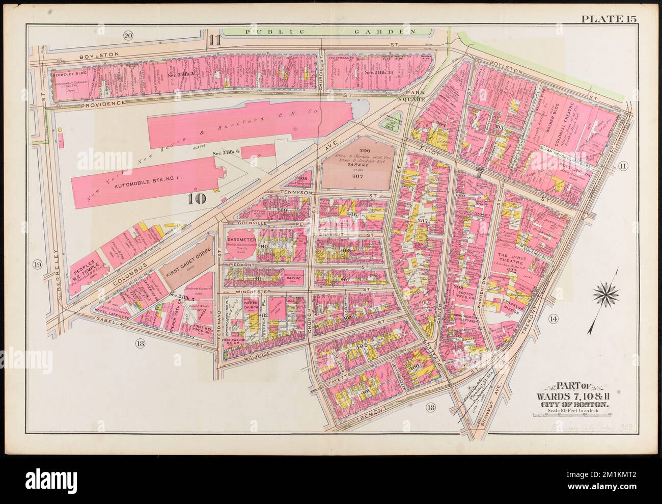 Atlas of the city of Boston, Boston proper and Back Bay : plate 15 ...