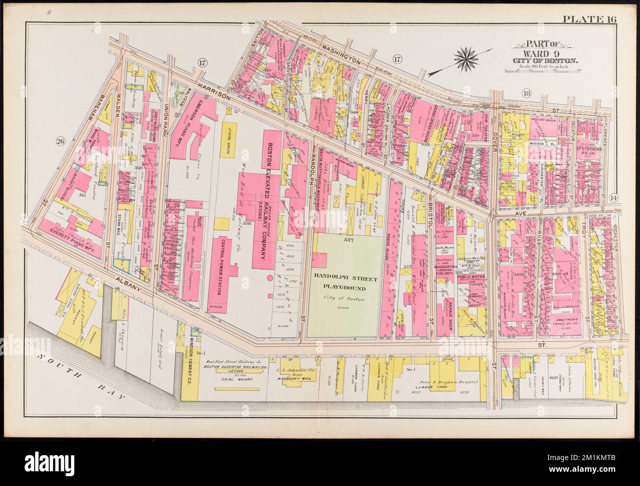 Atlas of the city of Boston, Boston proper and Back Bay : plate 16 ...