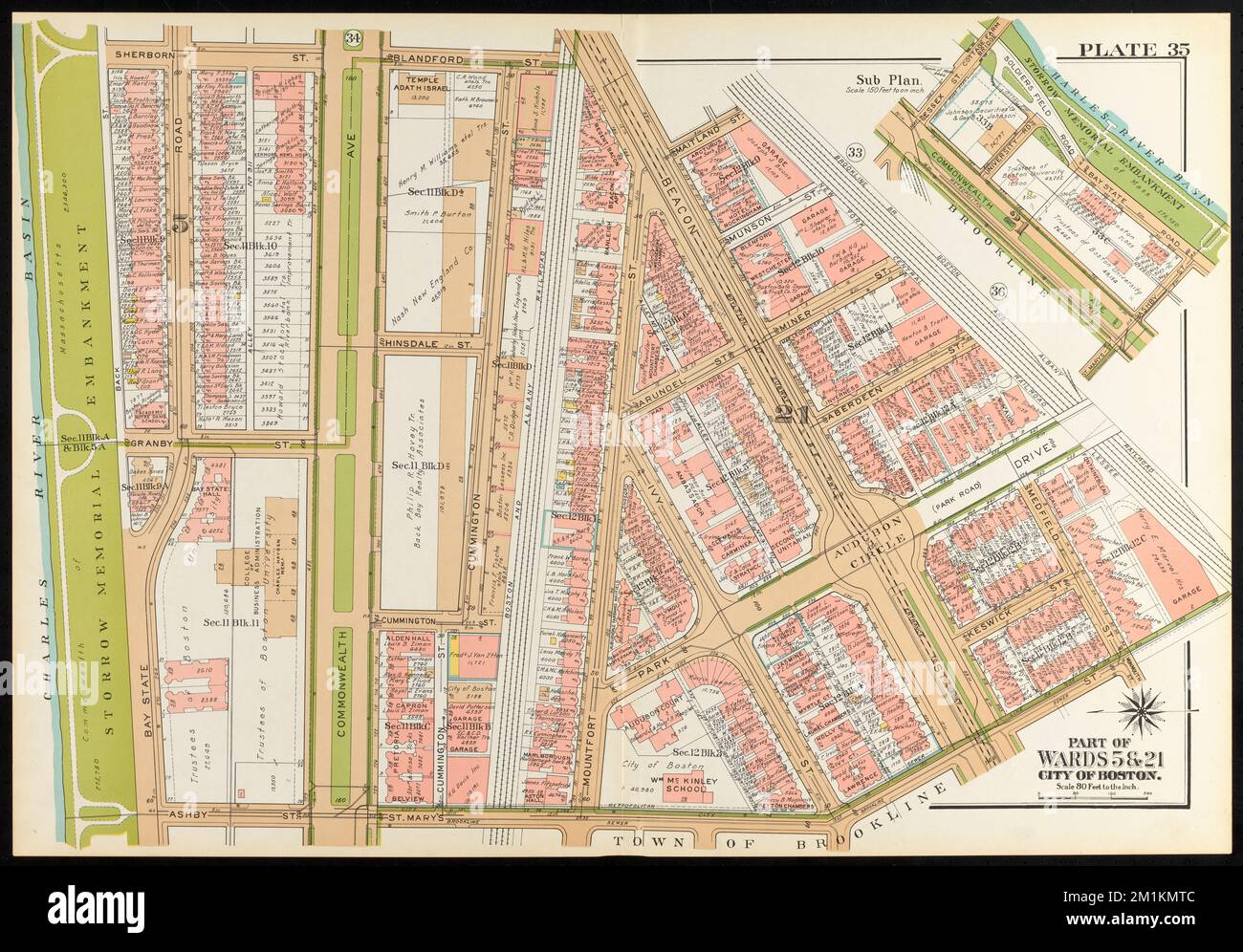 Atlas of the city of Boston, Boston proper and Back Bay : plate 35 ...