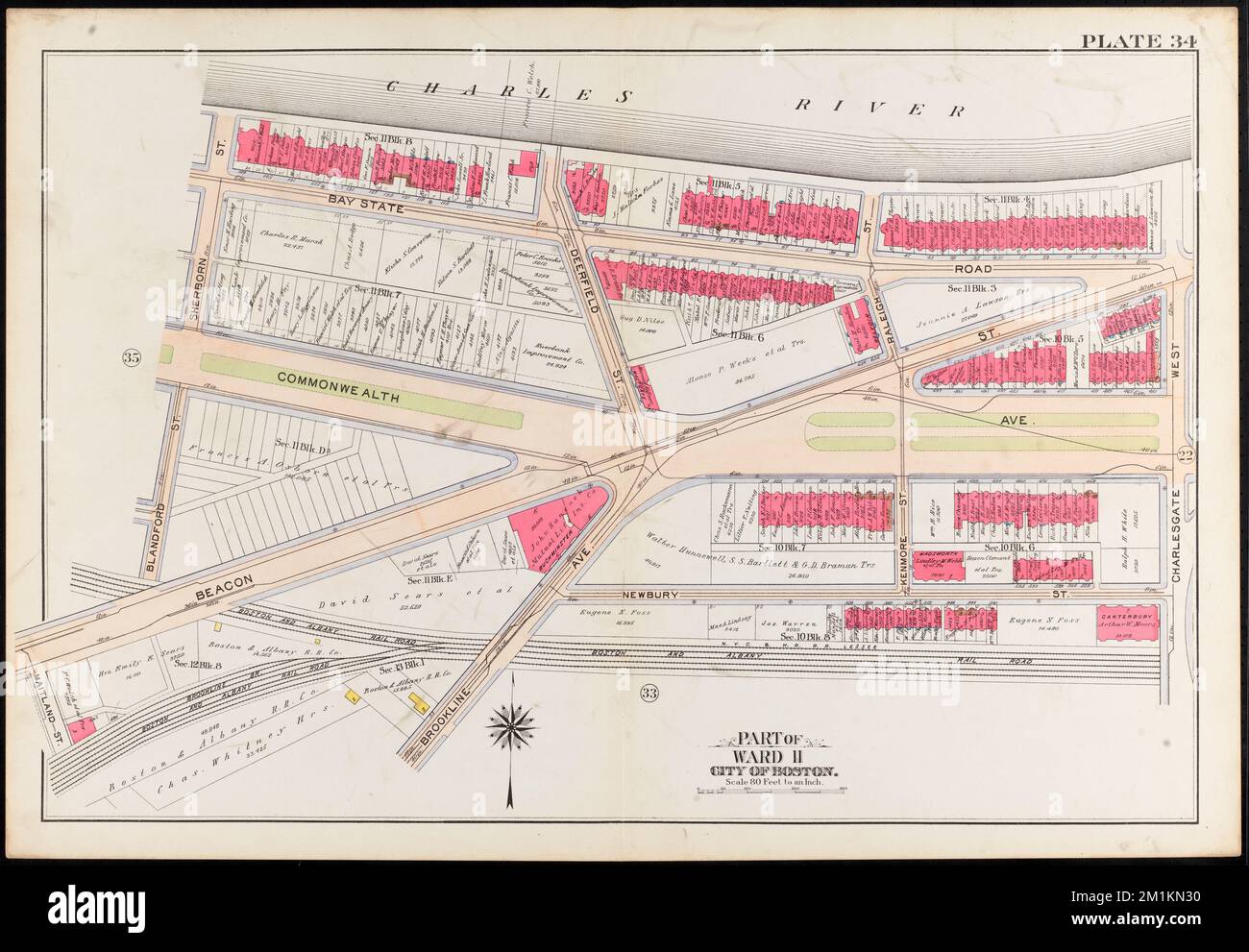 Atlas of the city of Boston, Boston proper and Back Bay : plate 34 ...