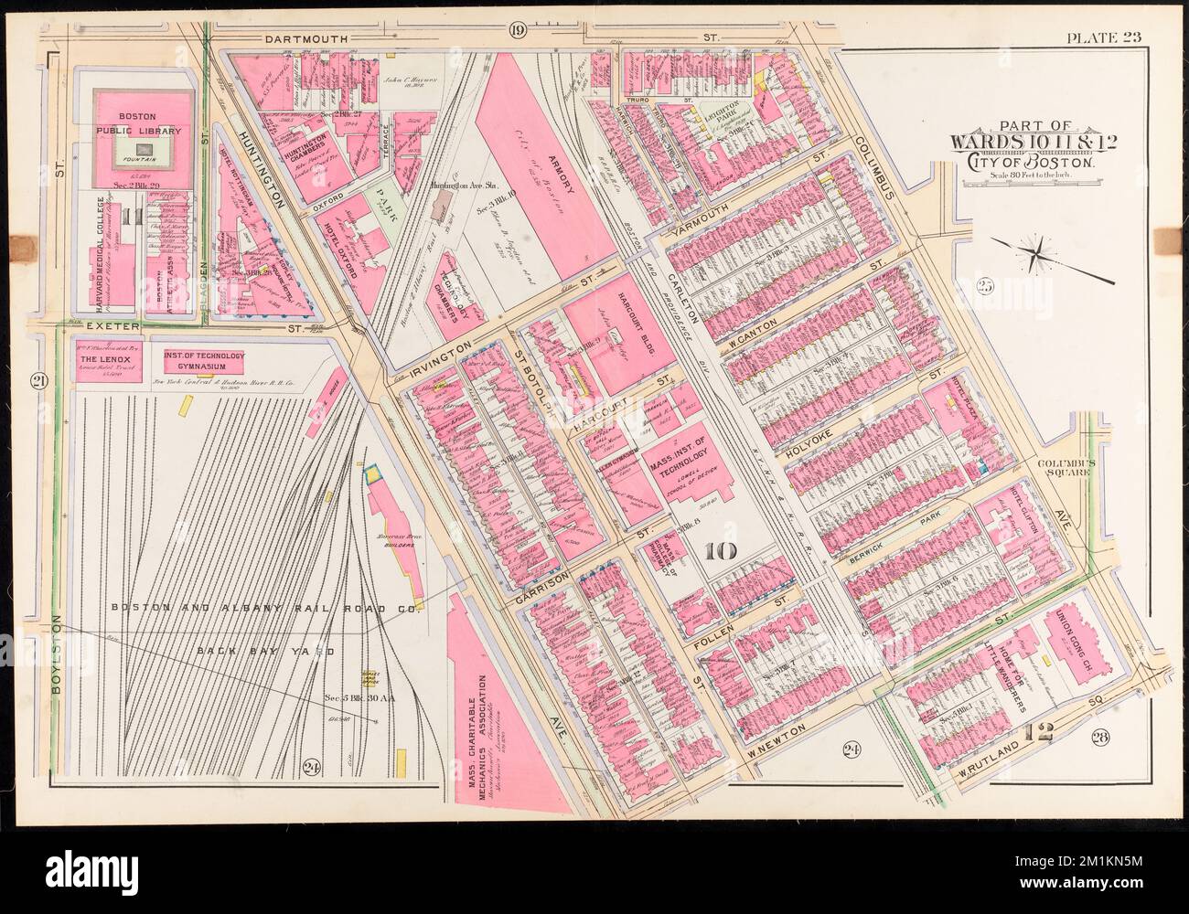 Atlas of the city of Boston, Boston proper and Back Bay : plate 23 ...