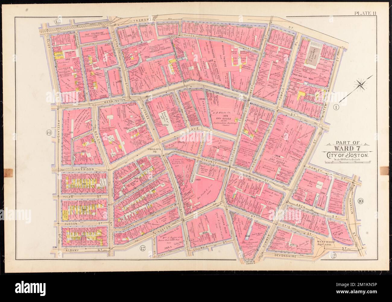Atlas of the city of Boston, Boston proper and Back Bay : plate 11 ...