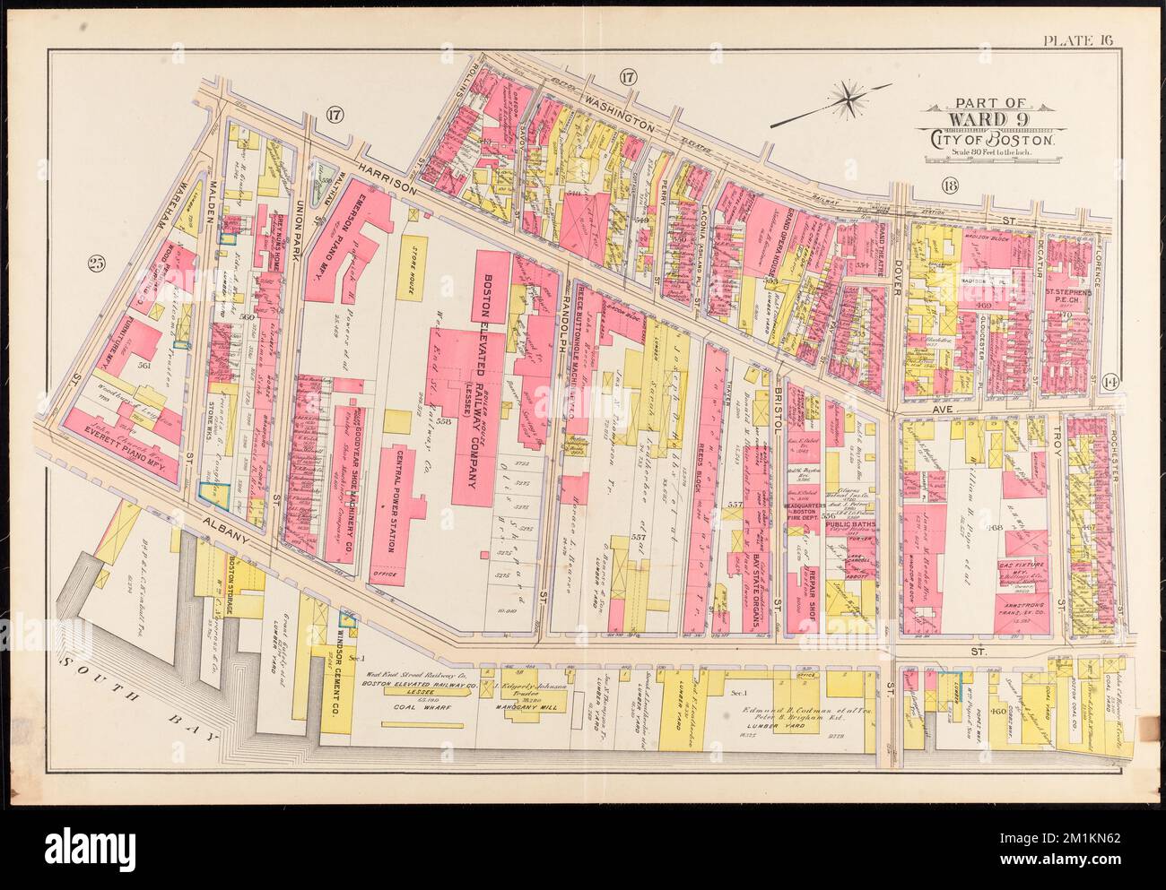 Atlas of the city of Boston, Boston proper and Back Bay : plate 16 ...